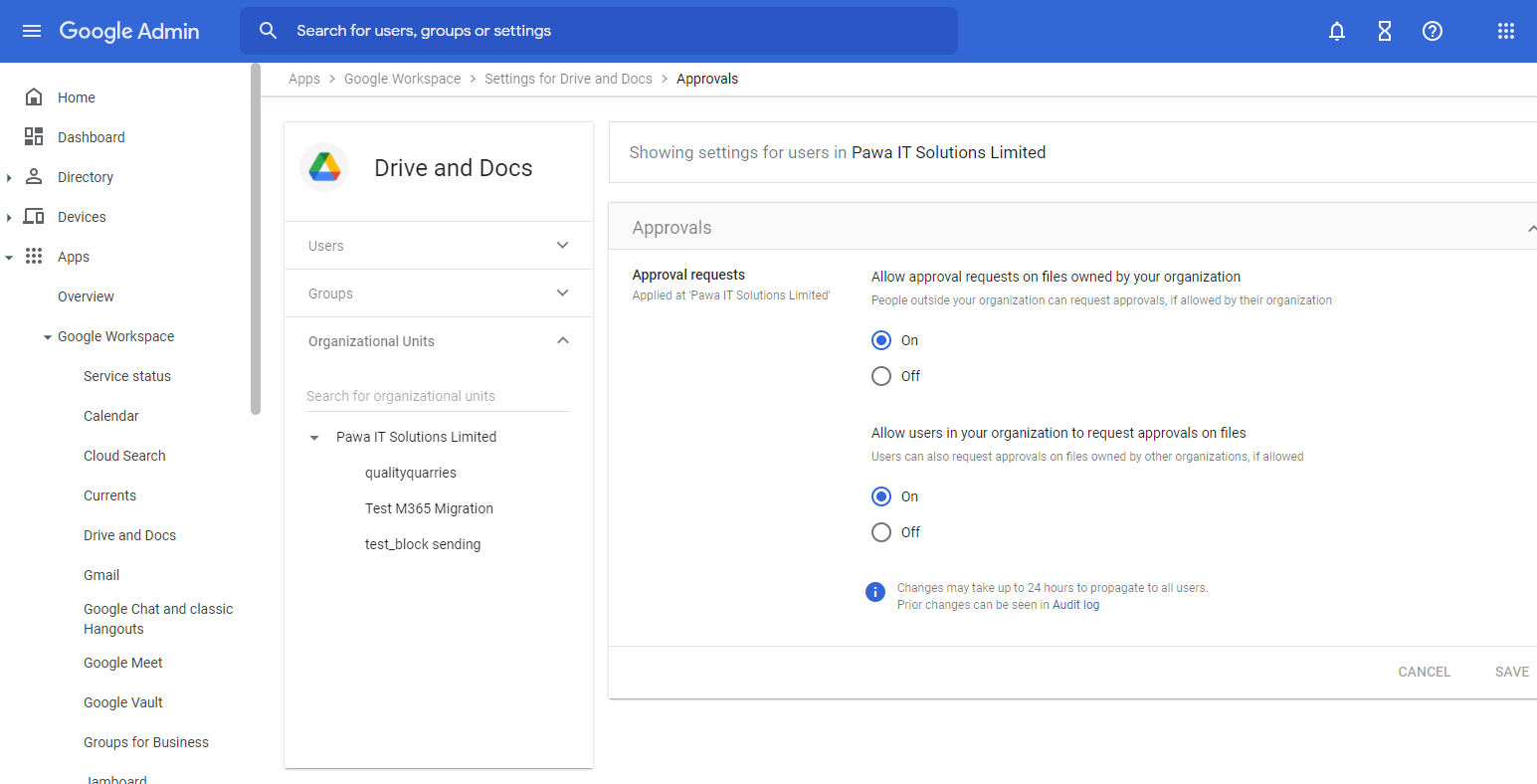 A Guide To The Document Approval Process In Google Drive | Pawa IT ...