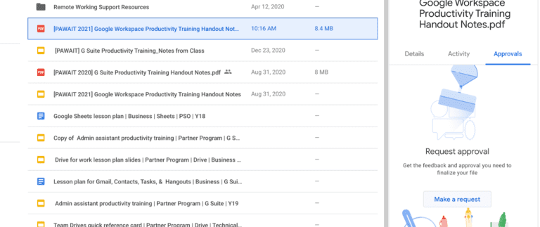 A Guide To The Document Approval Process In Google Drive | Pawa IT ...