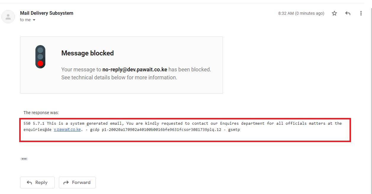 How to Set up a No-Reply Email with a Custom Rejection Message in ...