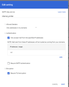 How to Configure your Printer/Scanner to send emails in Google ...