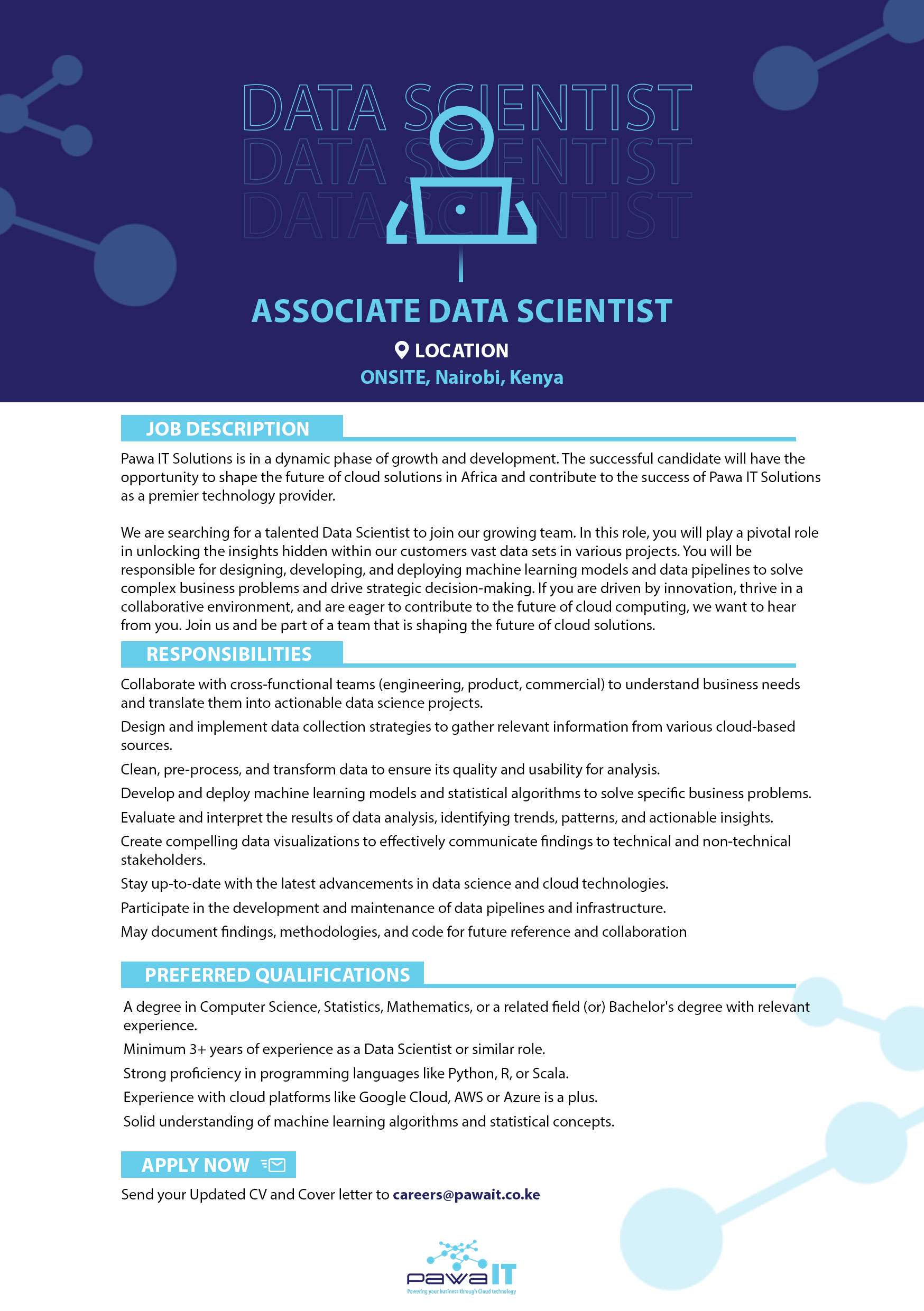 Careers - Pawa IT Solutions | Google Cloud Partner